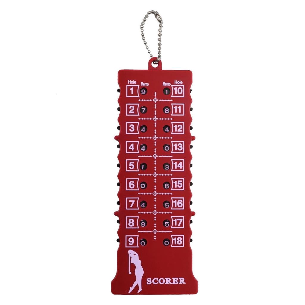 SDFGTstore Golf Handy Count Shot Sport Clickers Rectangle Keychain Golf ...