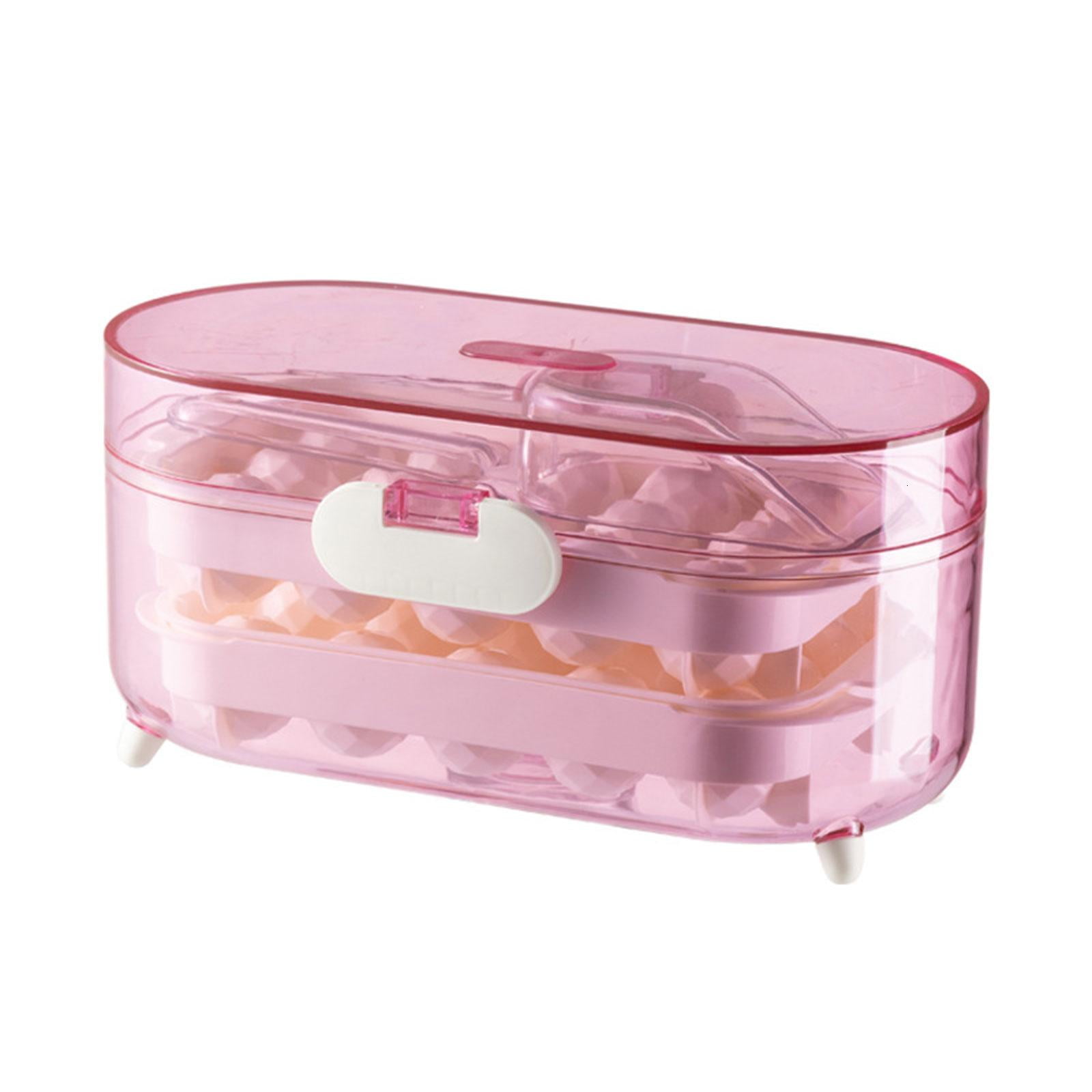 SDFGTstore Ice Cube Mold Household Large-capacity Ice-making Container ...