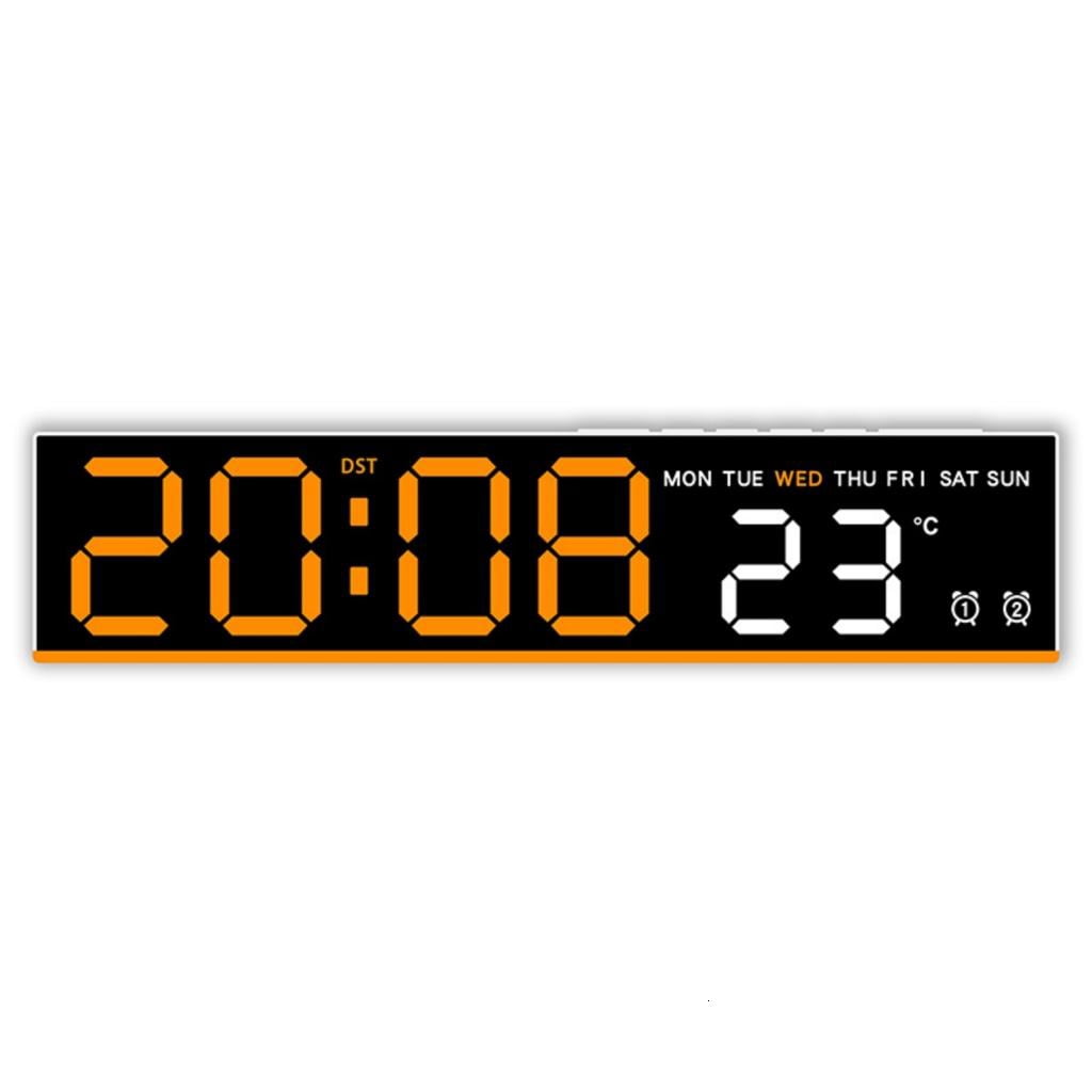 SDFGTstore Intelligent LED Digital Wake Up Alarm Clock With Temperature ...