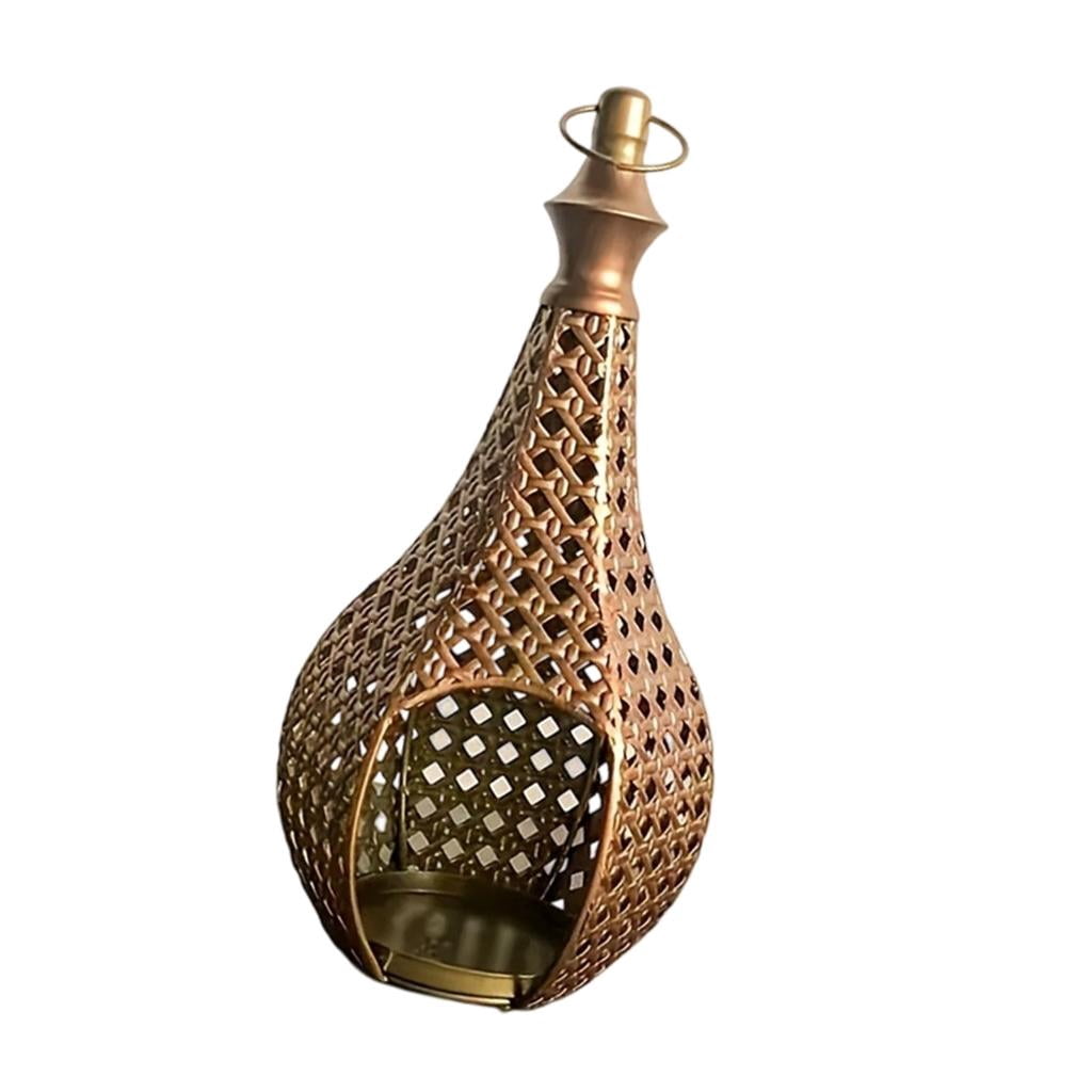 SDFGTstore Lanterns Candle Holders Enchanting Light Pattern for ...