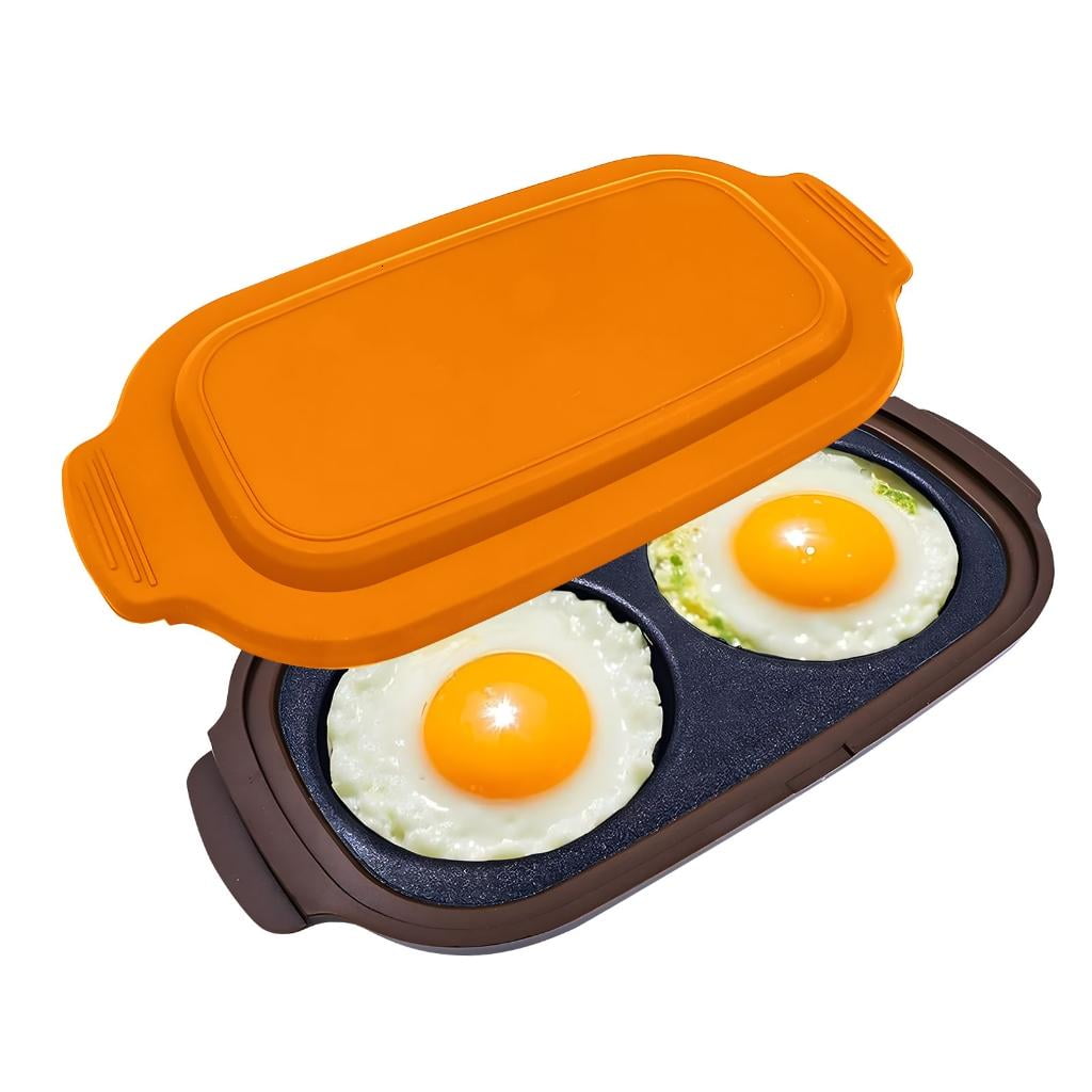 SDFGTstore Microwave Eggs Cooker with Duals Zone Designs for Eggs Steak ...