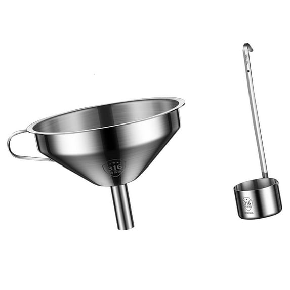 SDFGTstore Multipurpose Funnel with Oil Filter Strainer Unique Steel ...