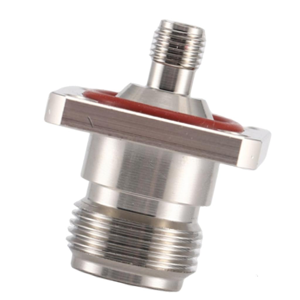 SDFGTstore N Type Female 4 Hole Flanges Panel to SMA Female Straight ...