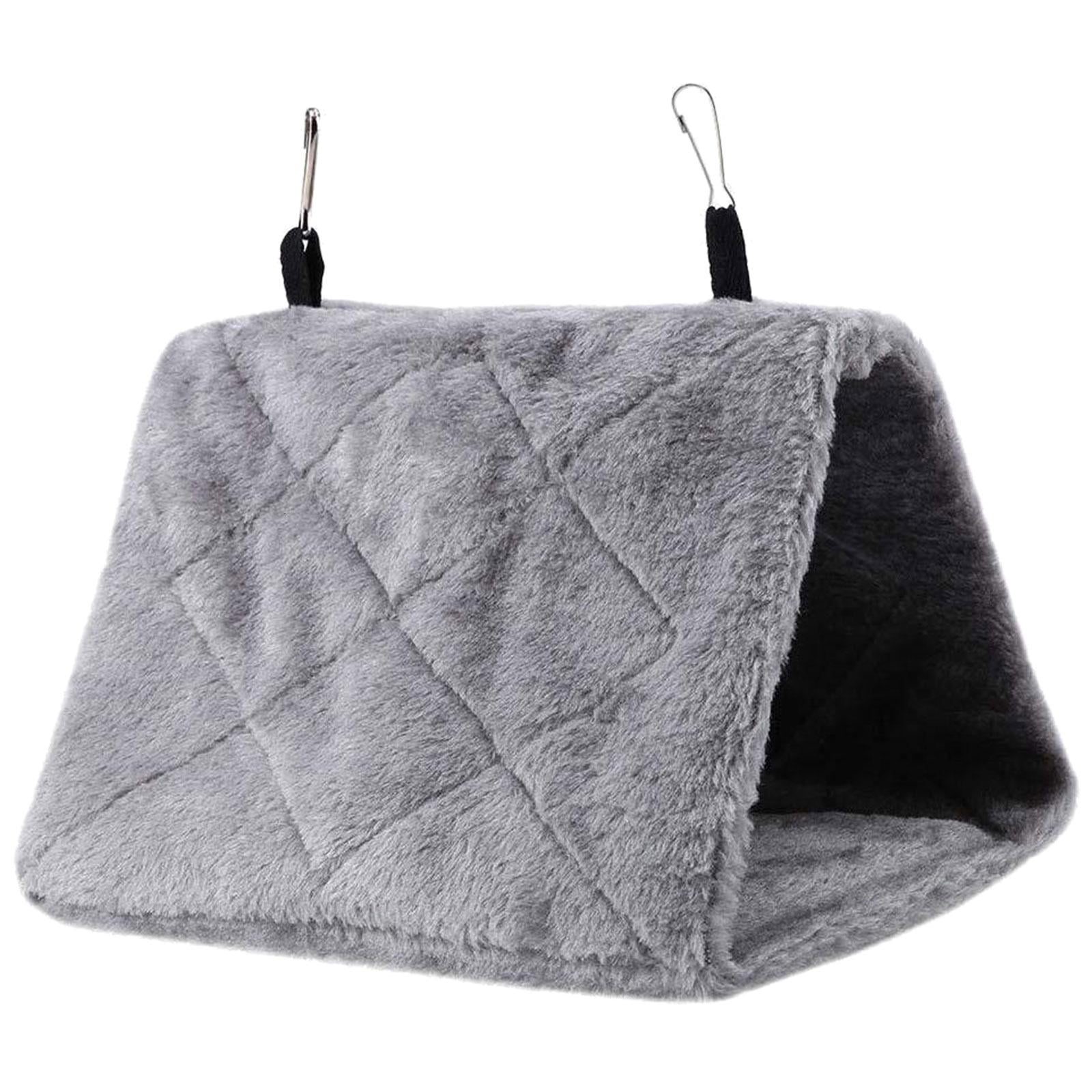 SDFGTstore Parrot Nest Plush Snuggle Hut Small Winter Warm Bed Bird ...