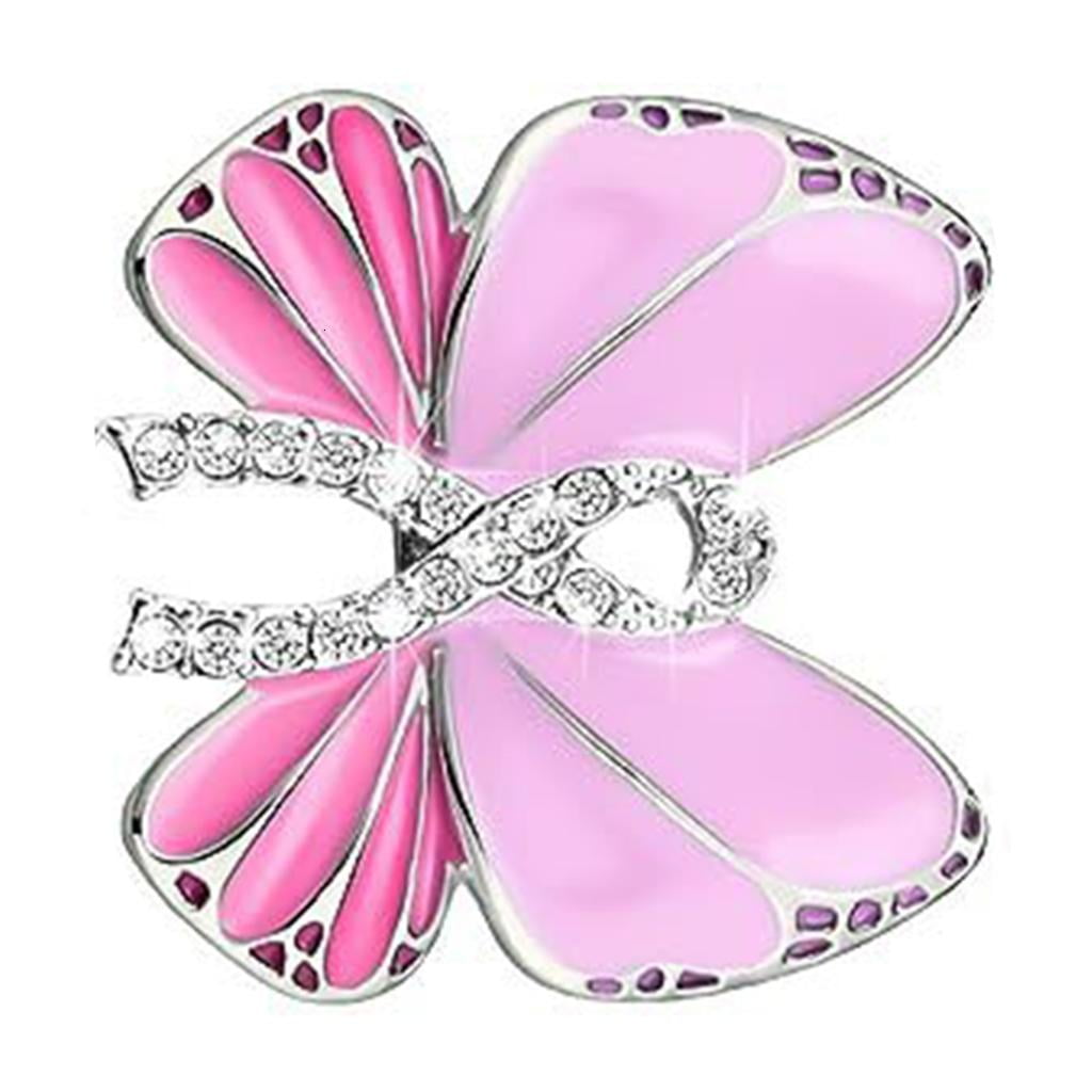 SDFGTstore Pink Ribbon Brooch Pins Cancers Awareness Lapel Pins ...