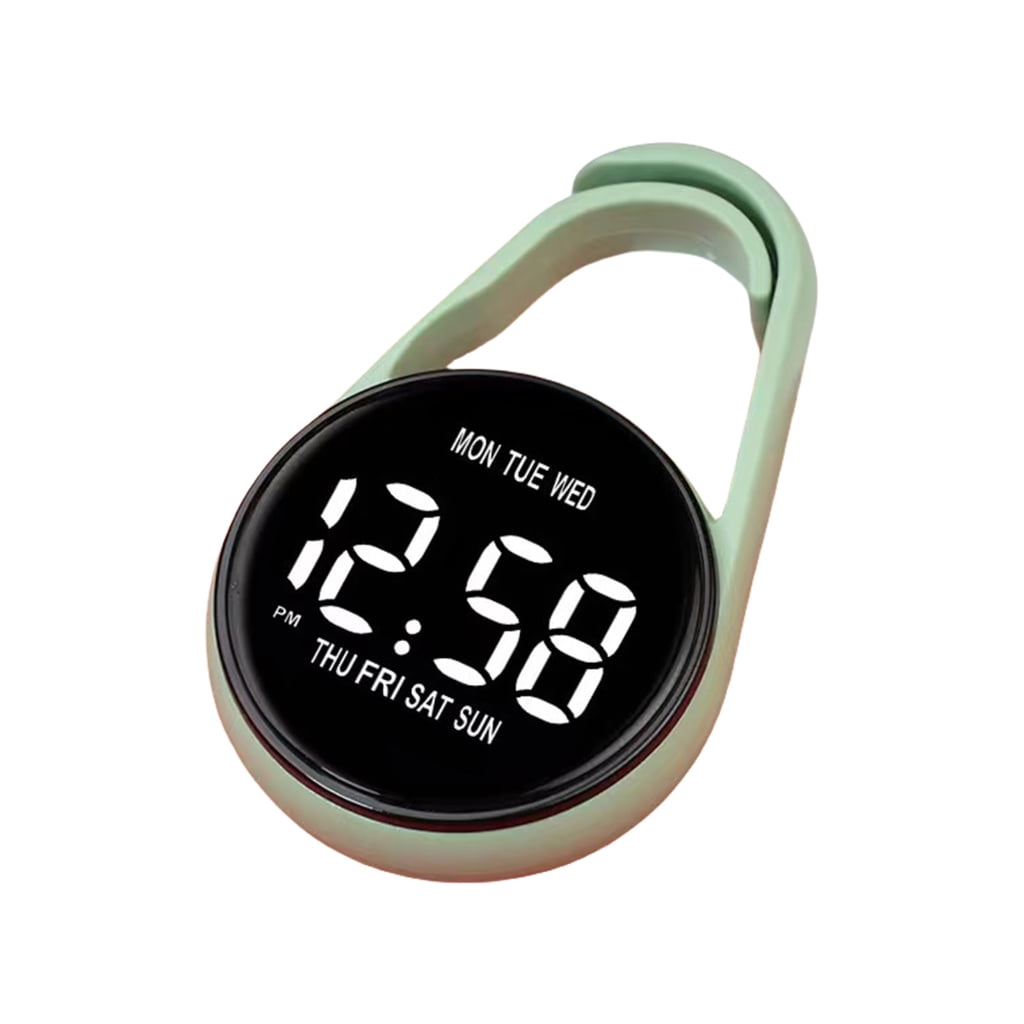 SDFGTstore Pocket Electronic Digital Clock For Students Includes Touch ...