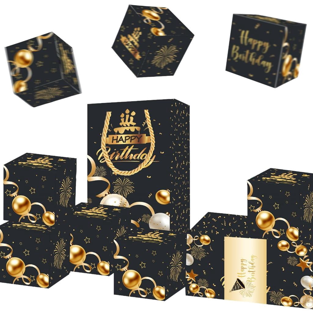 SDFGTstore Popup Celebration Box With 10 Secret Compartments Surprise ...