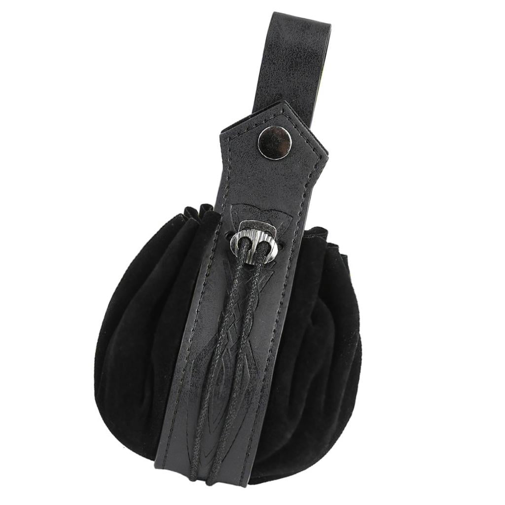 SDFGTstore Retro Medieval Faux Belt Pouch Purse Middle Ages Portable ...