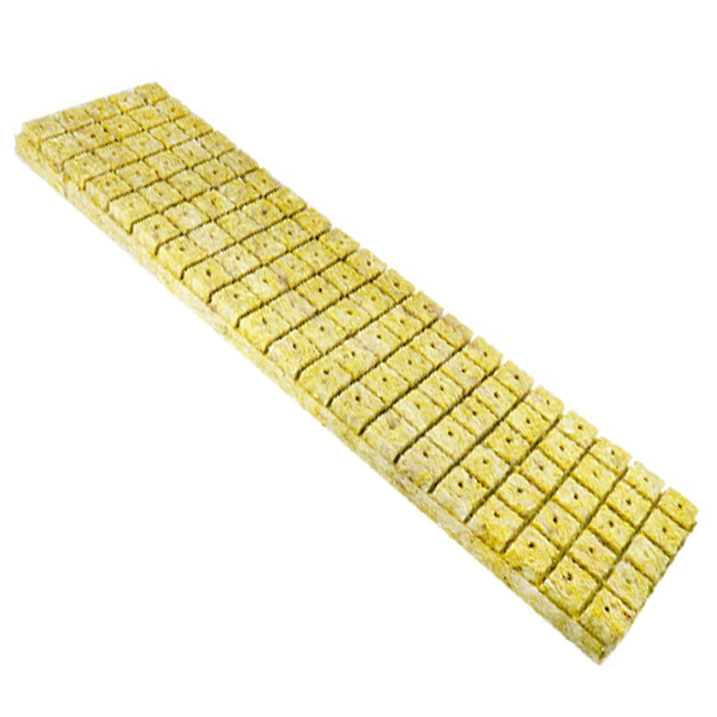 SDFGTstore Rock Wool Hydroponic Grow Media Cubes Garden Seedling Block ...