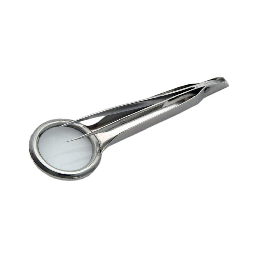 SDFGTstore Splinter Tweezers with Magnify Glass Brow Removal Essentials ...