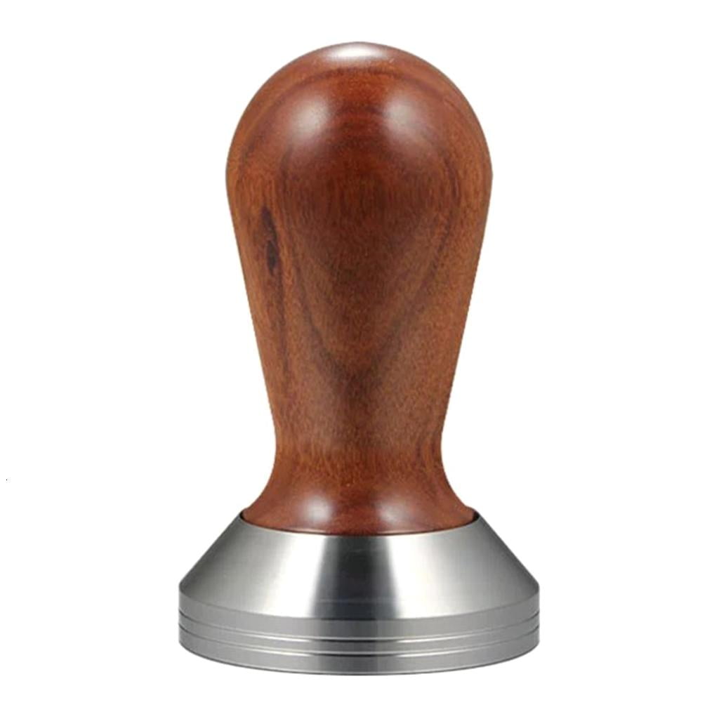SDFGTstore Stainless Steel Espresso Press Ergonomic Wood Handle Coffee ...