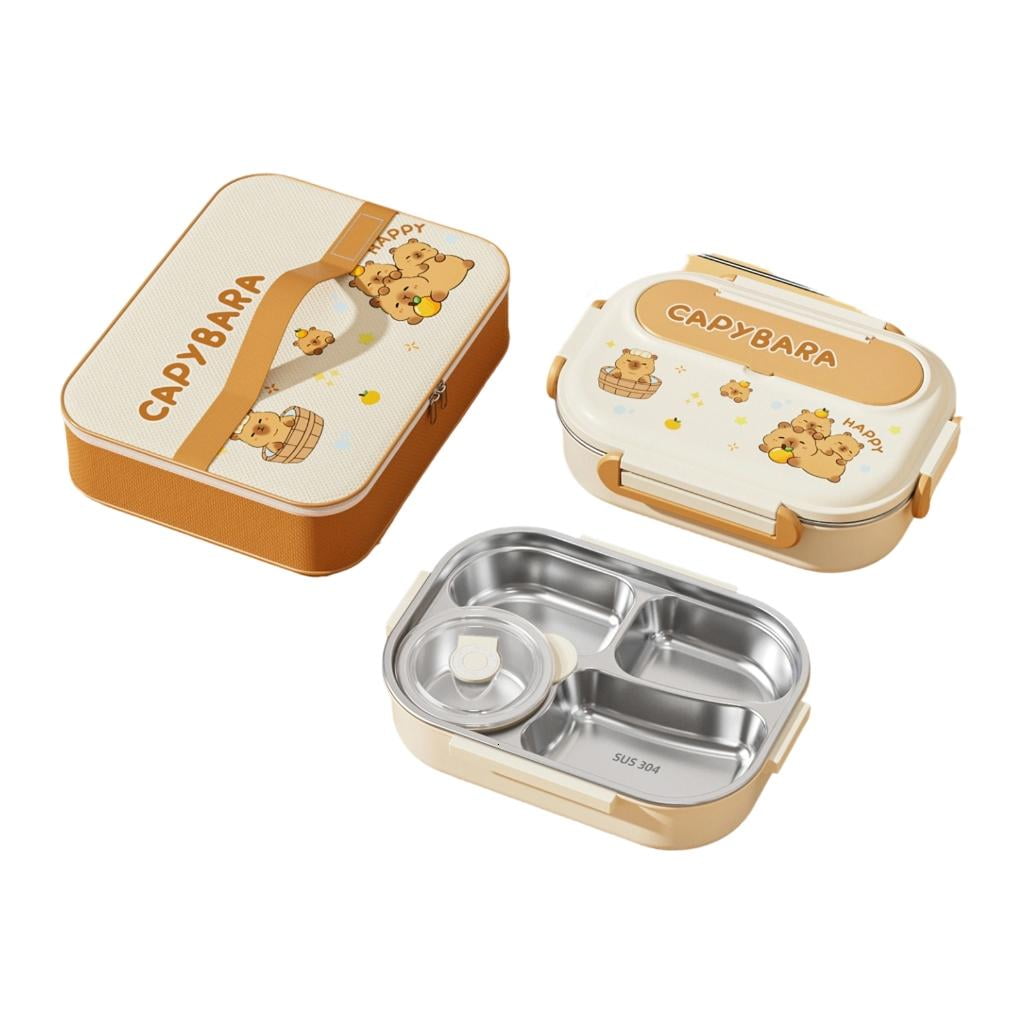 SDFGTstore Thermal Lunch Box With Divided Sections Stainless Steels ...