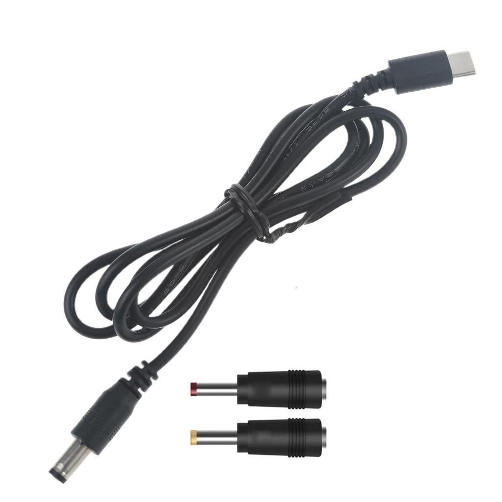 SDFGTstore Type-C to DC-Power Cable Line, Universal DC5.5 x 2.1mm Jack ...