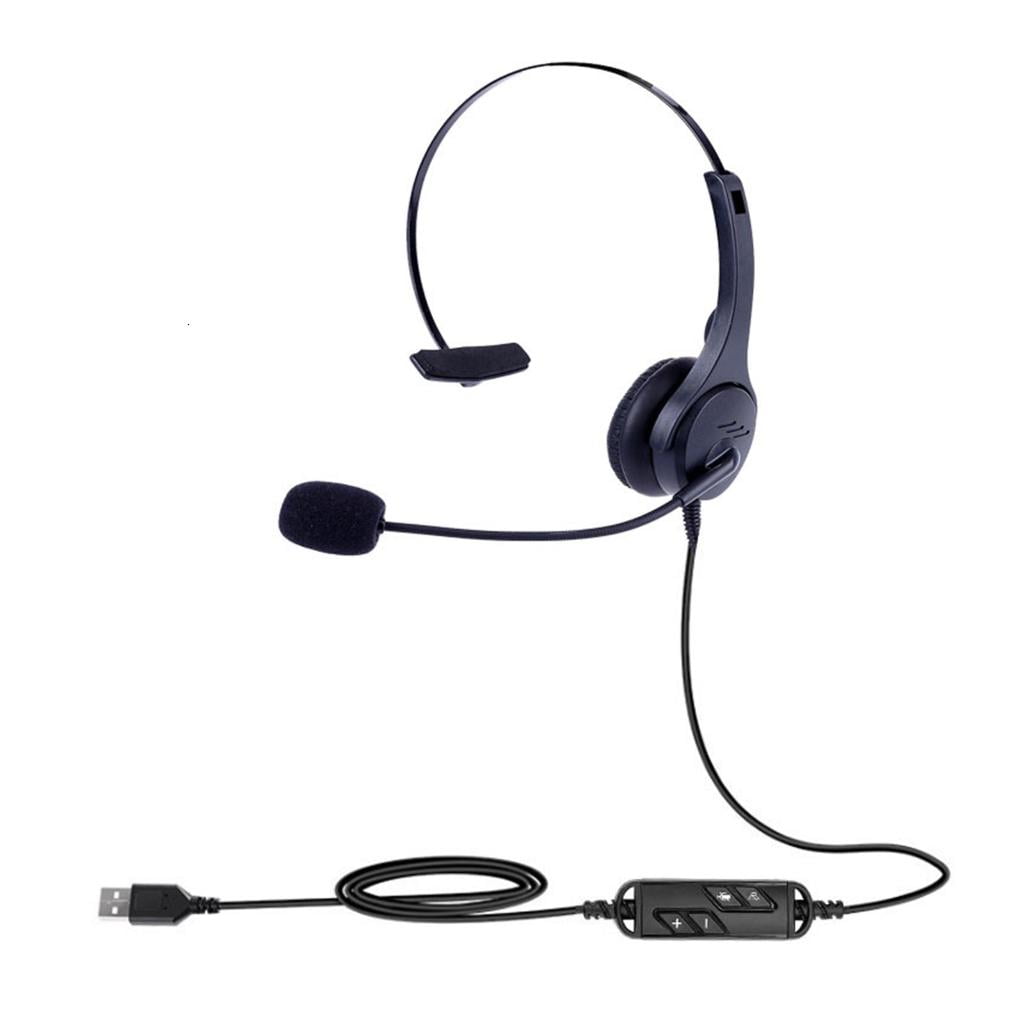 SDFGTstore USB Headset with Microphone Easy Access Inline Controls ...