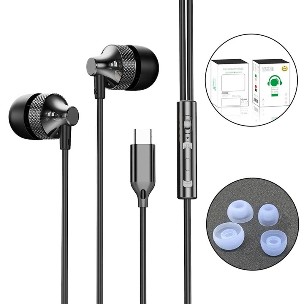 SDFGTstore Universal Type C 3.5mm Cord Headphones for Gaming Music ...
