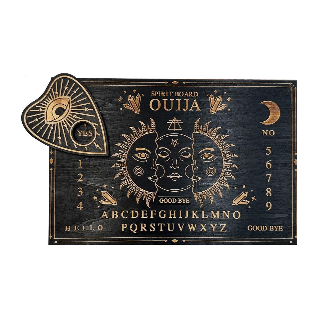 SDFGTstore Wood Carved Wood Pendulum Board Dowsing Divination Board ...
