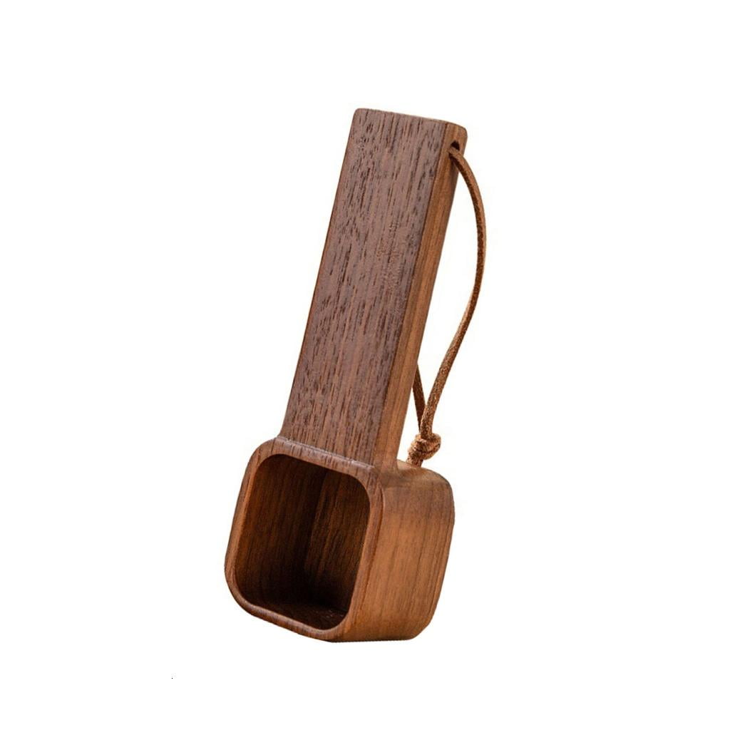 SDFGTstore Wood Coffee Spoon Tablespoon Kitchen Square Measuring Spoons ...