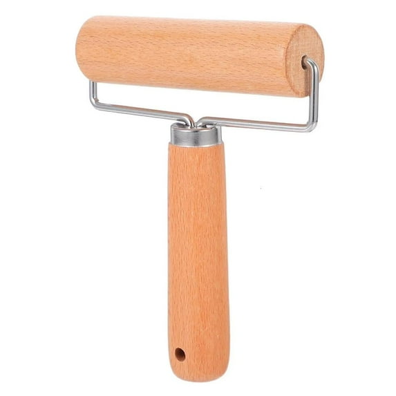 SDFGTstore Wooden Baking Roller With Ergonomic Grip Dough Rolling Pin ...