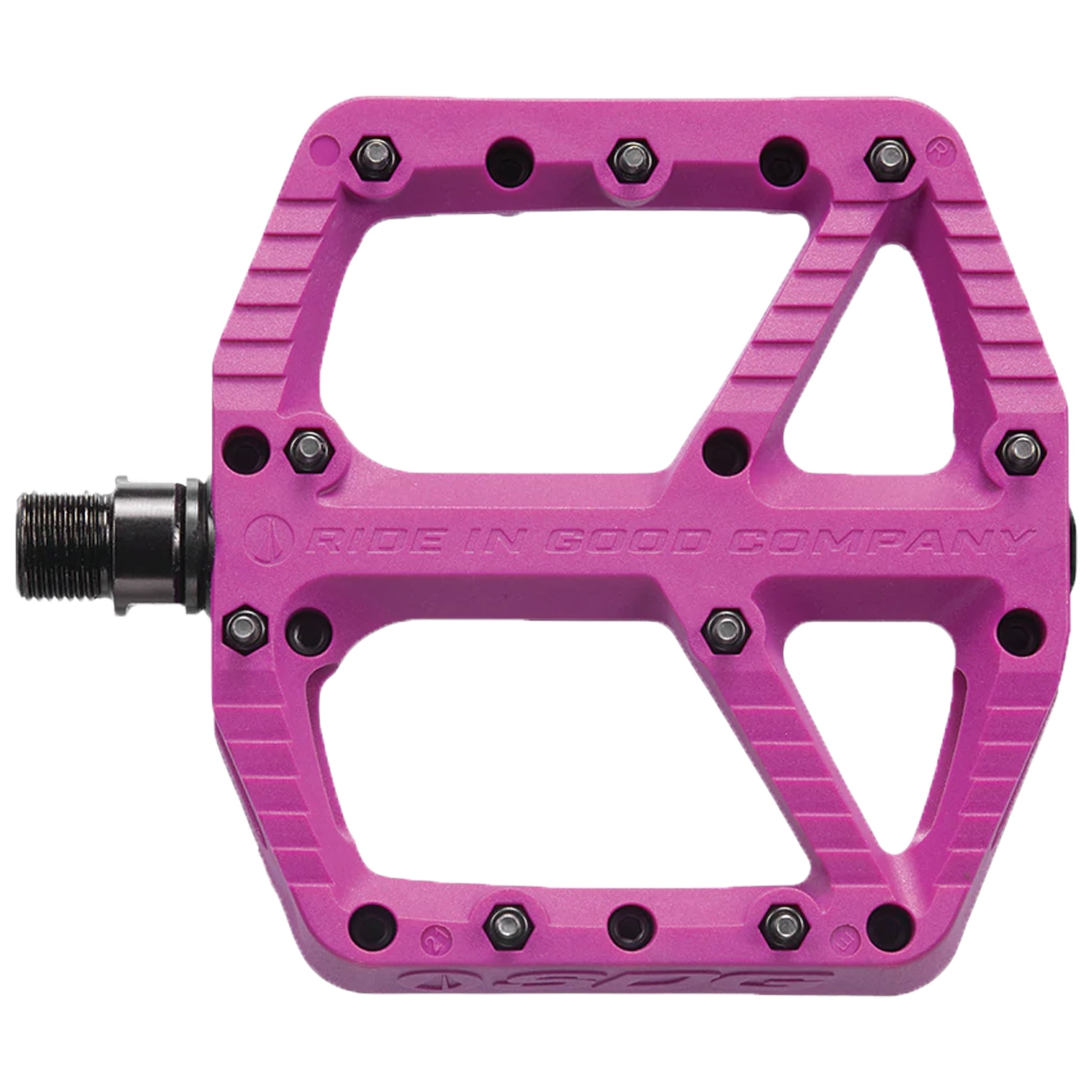 SDG Comp Platform Pedals 9/16" Axle Composite Body 18 Replaceable Pins ...