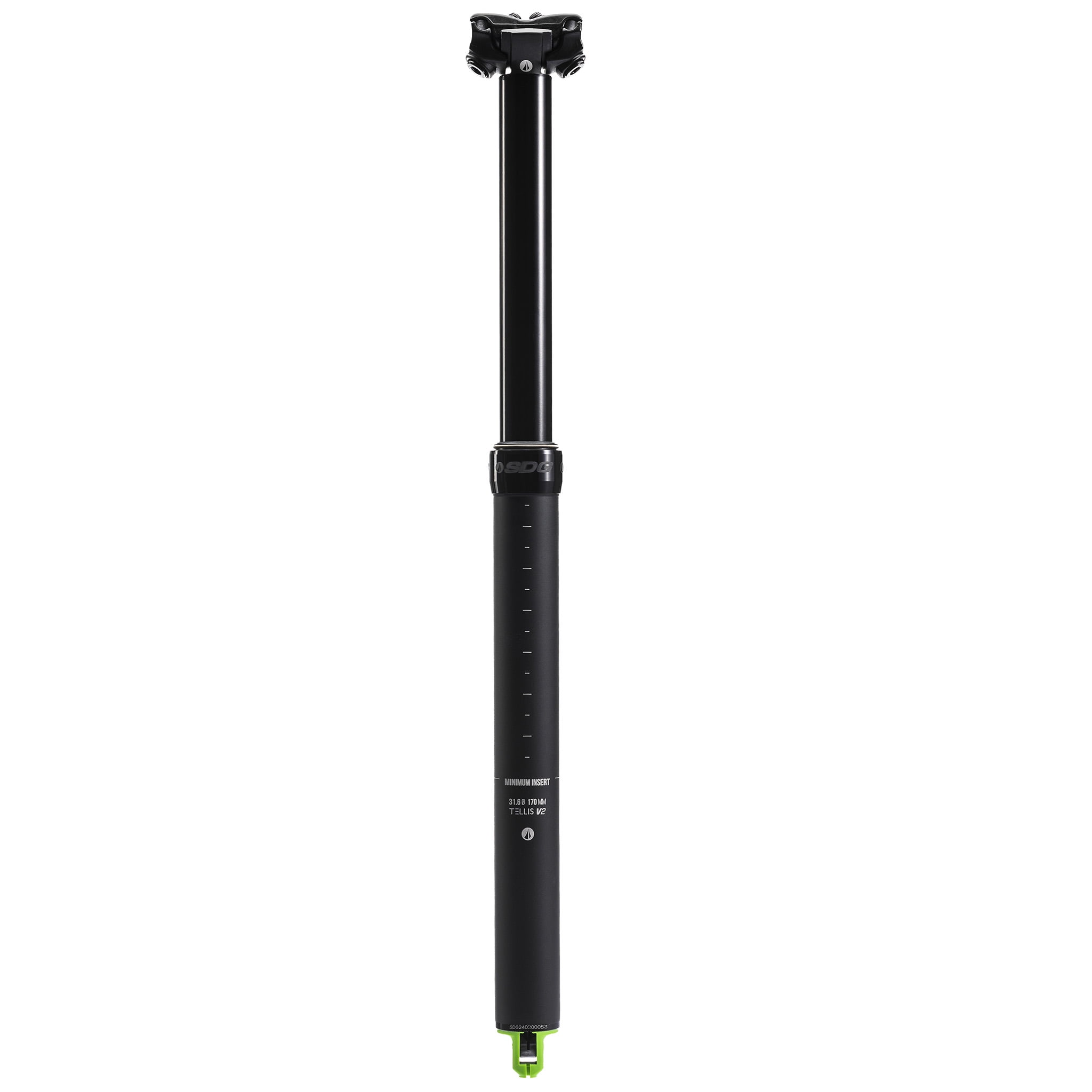 SDG Tellis V2 Dropper Seatpost (100mm) 34.9mm, Black - Walmart.com