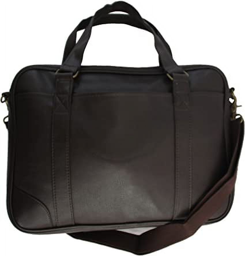 SDI Oxford Luxury Antique Slim Compu-briefcase Tote Bag Brown - Walmart.com