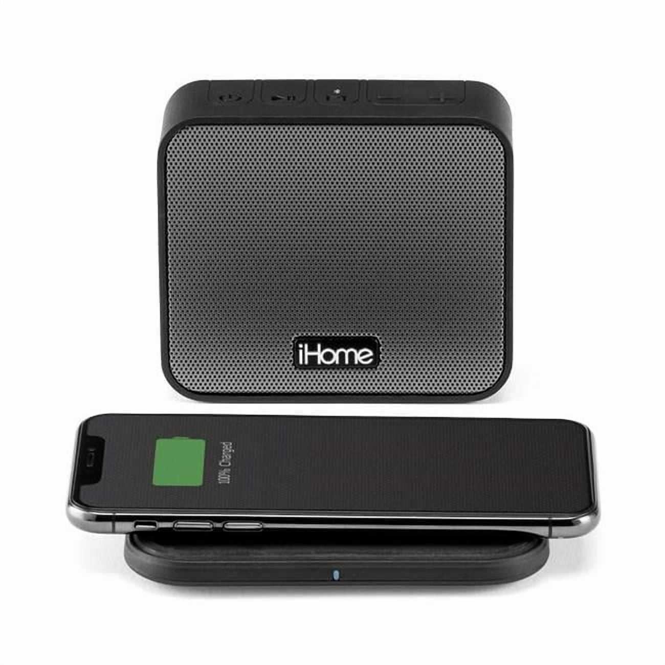 SDI Technologies iHome Portable Bluetooth Speaker with Qi Wireless ...