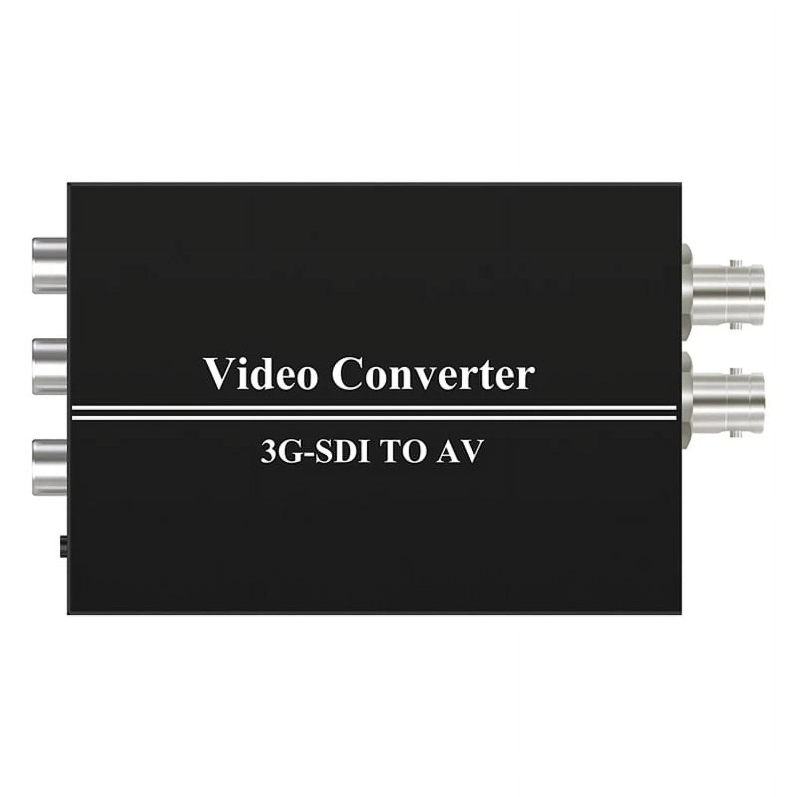 SDI to AV CVBS Composite Audio Video Adapter Converter with HD-SDI/3G-SDI Signal Loopout for ...