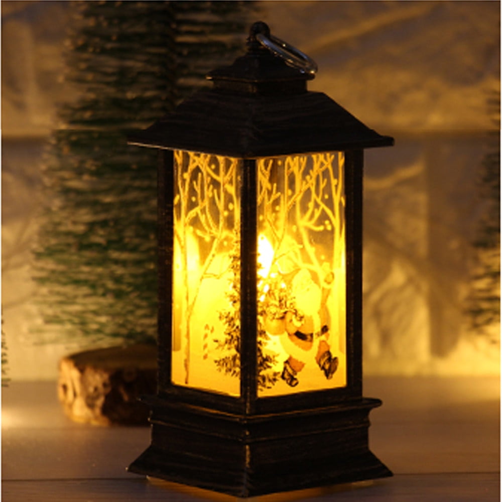 SDJMA Battery Outdoor Christmas Candle LED Hanging Lantern - Walmart.com