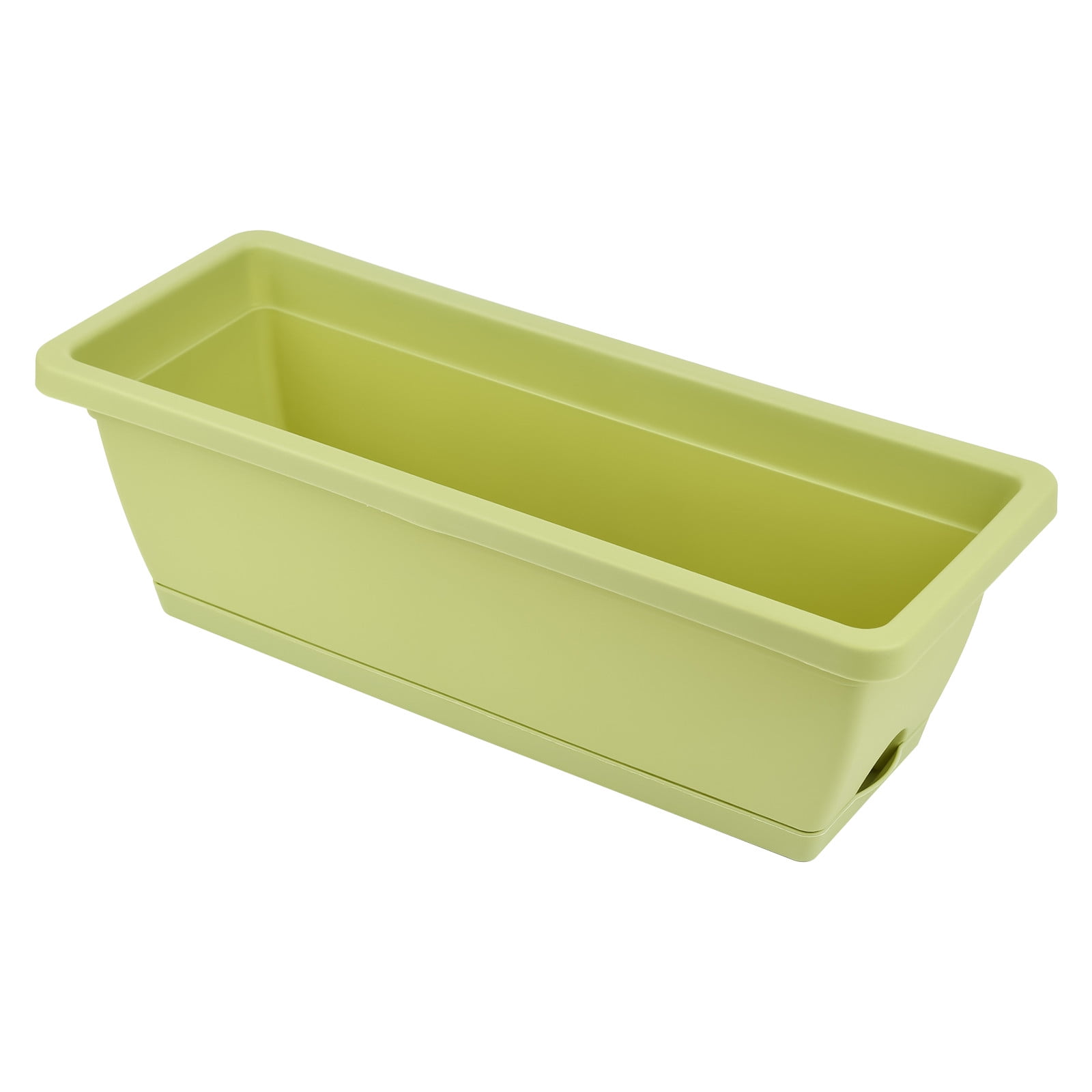 SDJMa 1 Pack 14.2 inches Rectangle Windowsill Planters with Drainage ...