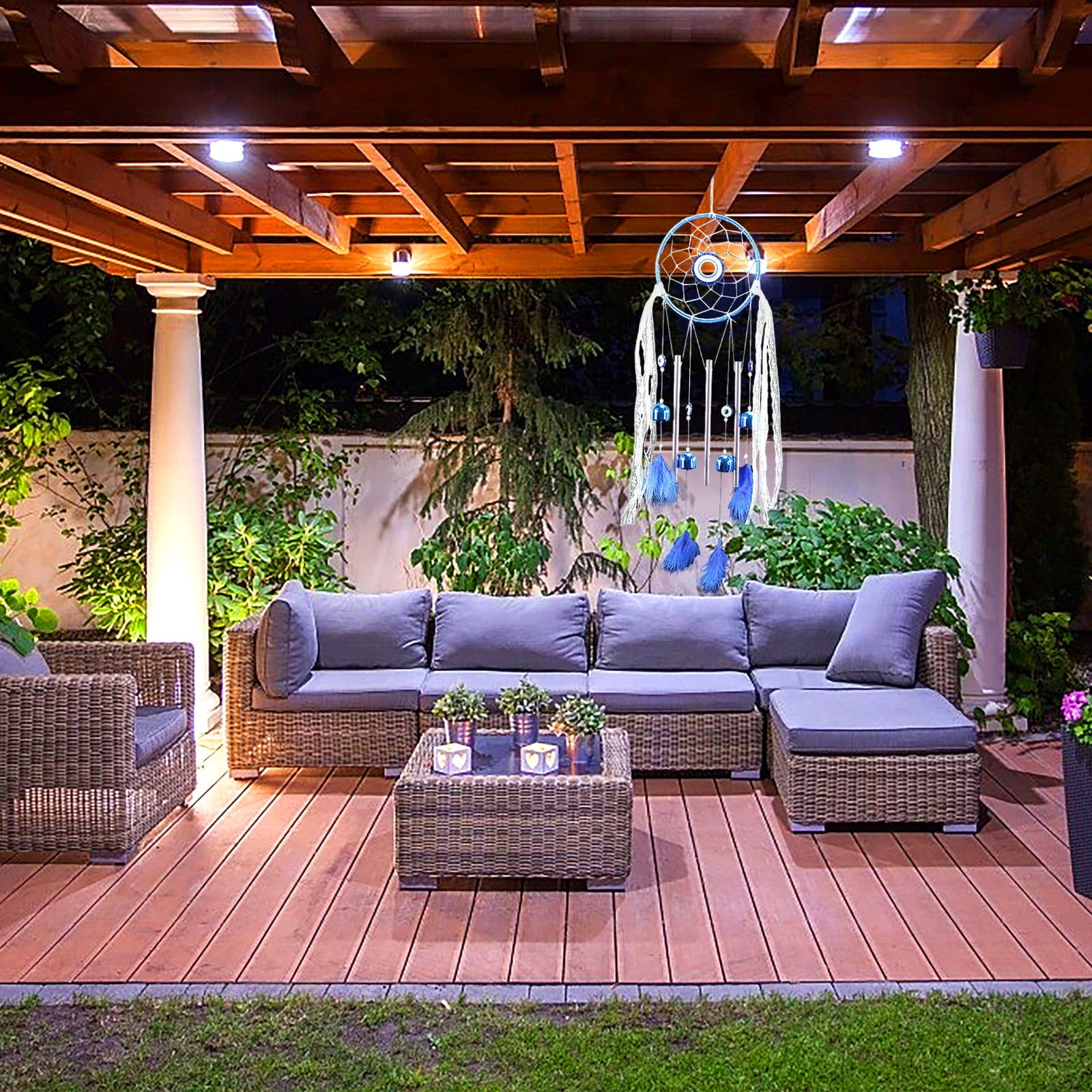 SDJMa 1 Wind Chime Decor Metal Wind Chimes Musical Gifts Garden Wind ...