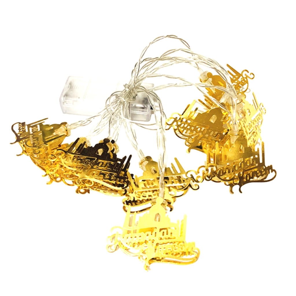 SDJMa 10 LED Ramadan Kareem String Light 5.42ft Battery Operated ...