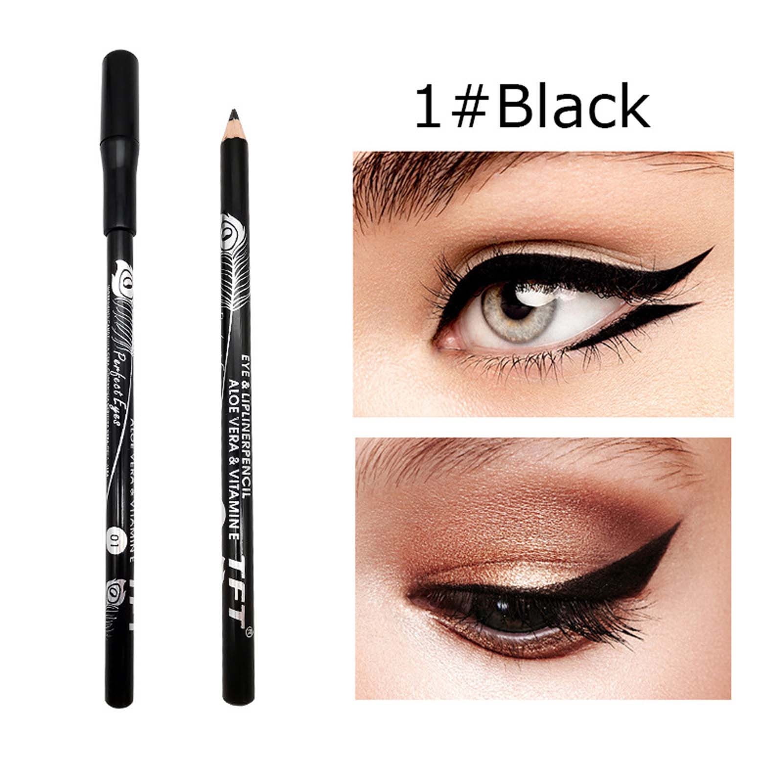 SDJMa 12 Colors Eyeliner Rainbow Colorful Neon Eyeliner Pencil ...