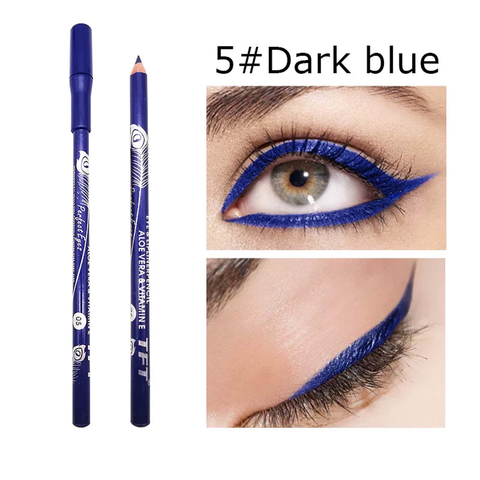 SDJMa 12 Colors Eyeliner Rainbow Colorful Neon Eyeliner Pencil ...