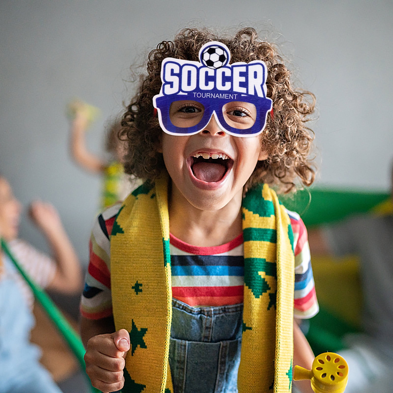 SDJMa 2022 Qatar FIFA World Cup Funny Plastic Soccer Photo Props ...