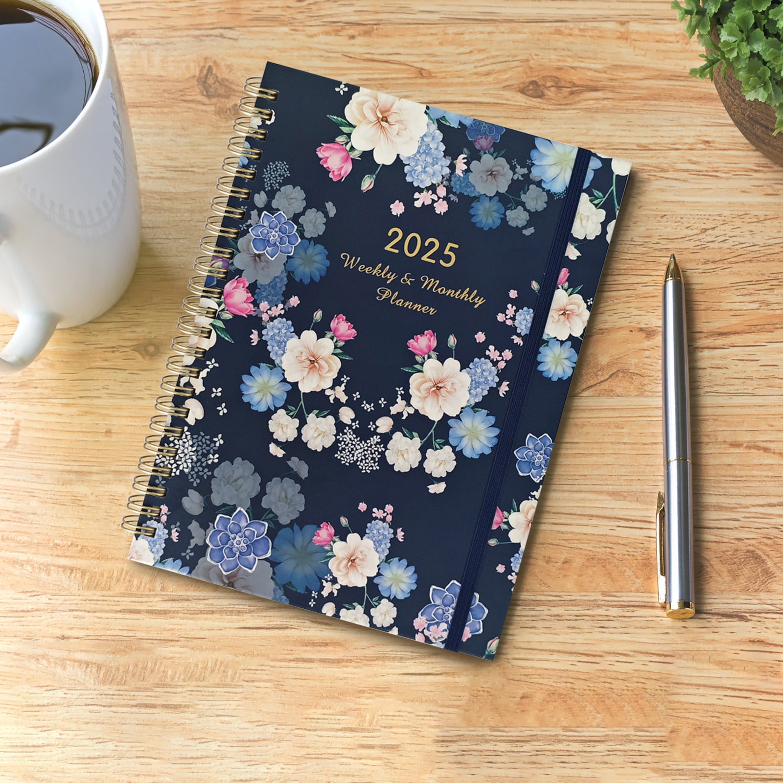 SDJMa 2025 Daily Planner Notebook,Weekly Goals Notebook, A5 To Do List ...