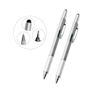 Multi-Tool Pen,6 in 1 Tool with Ballpoint Pen, Touch Screen Stylus ...