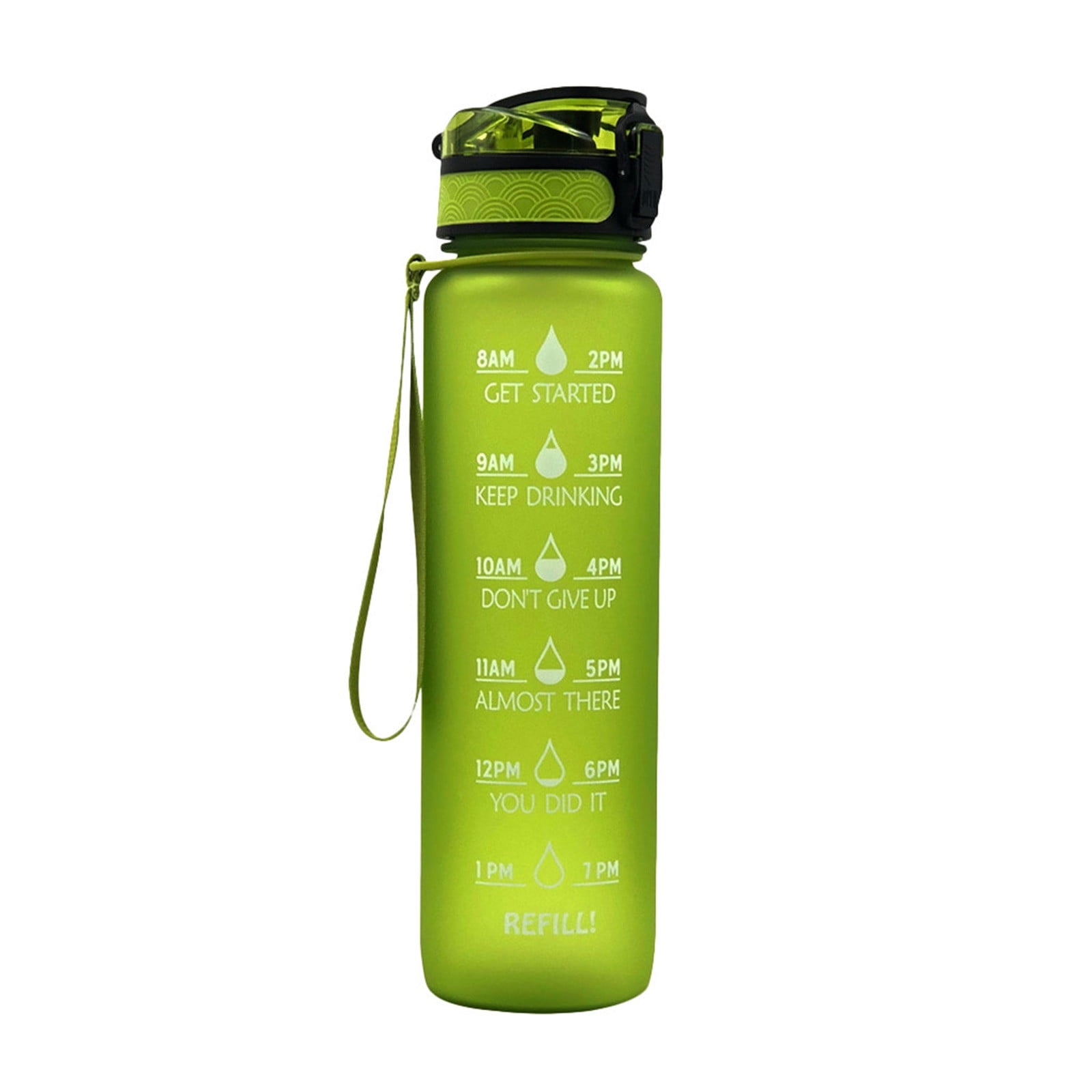 SDJMa 32 oz Water Bottles with Times to Drink and Removable Straw ...