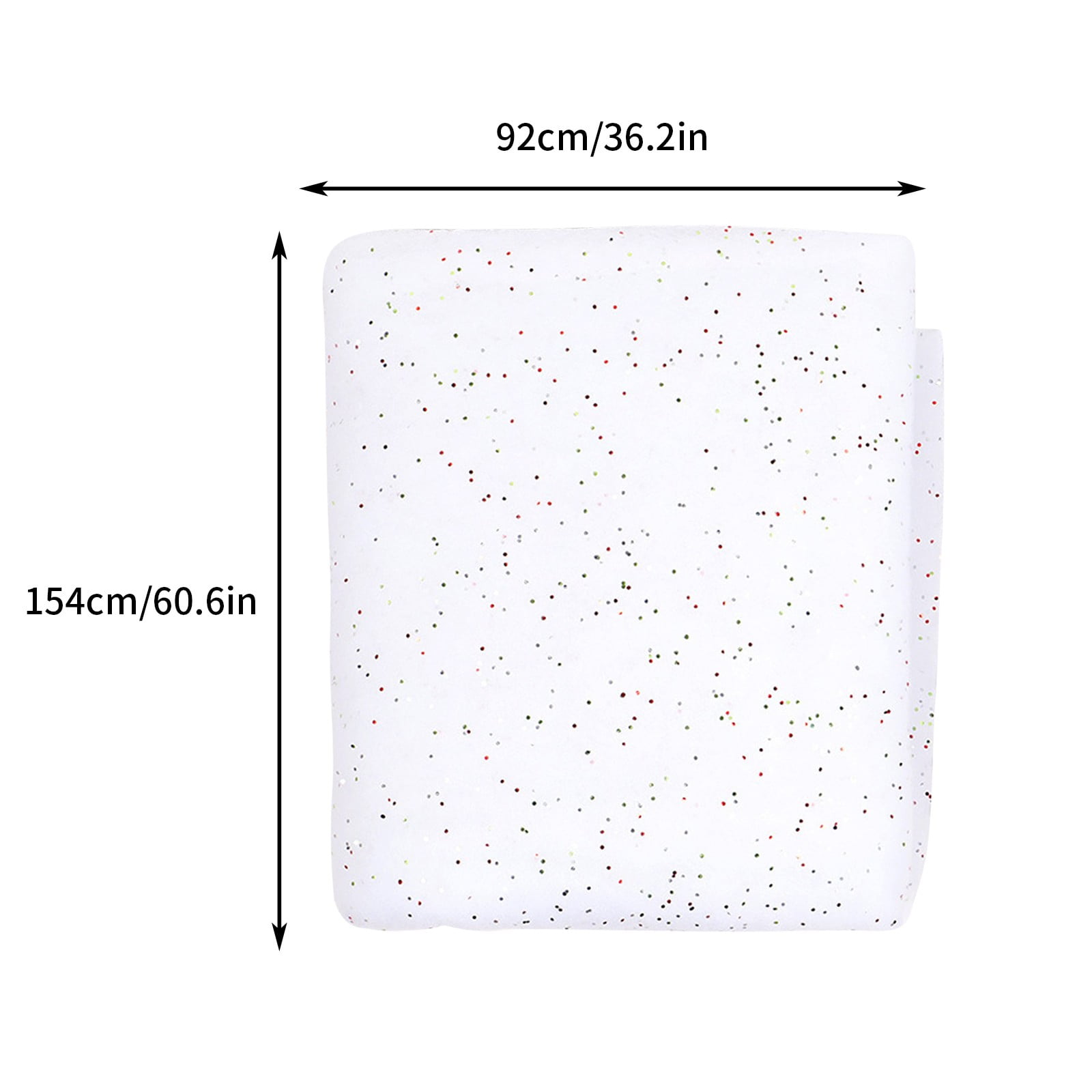 SDJMa 3x5 Ft Fake Snow Blanket, Soft Christmas Artificial Snow Roll ...