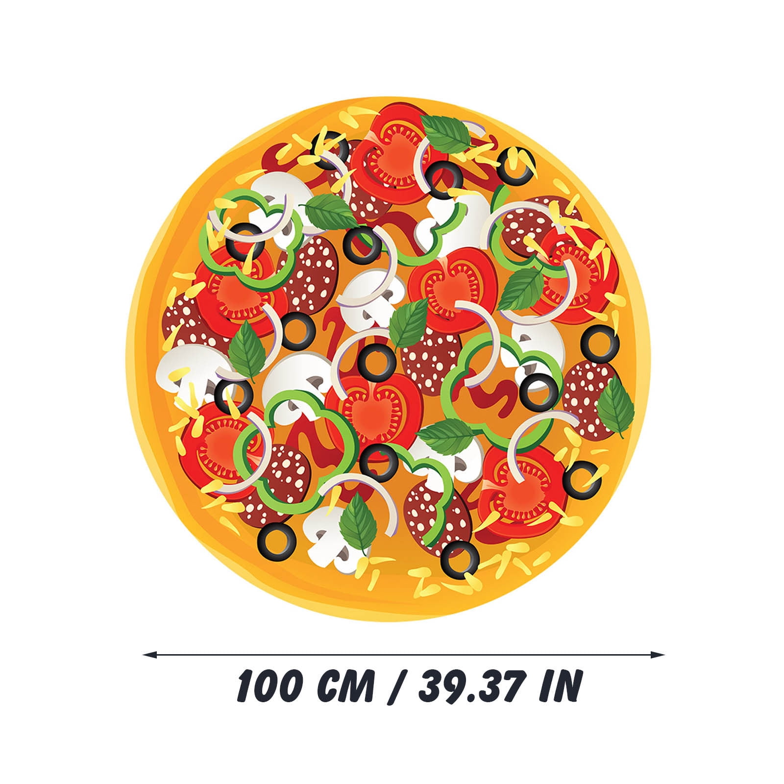 SDJMa 40 inch Pizza Blanket for Adult Kid, Food Blanket Pizza for Adult ...