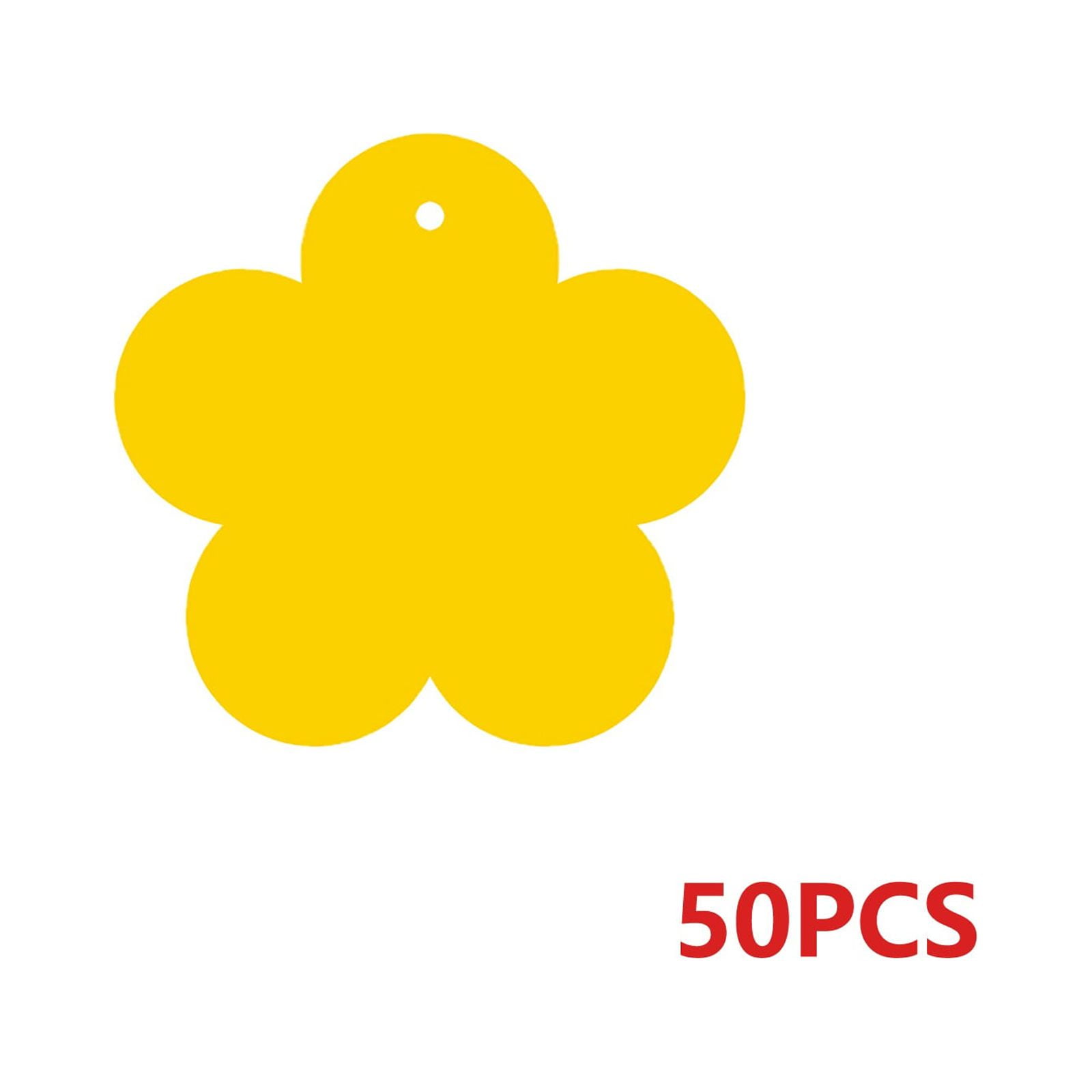 SDJMa 50 Pcs Sticky Traps for Fruit Fly, Whitefly, Fungus Gnat ...