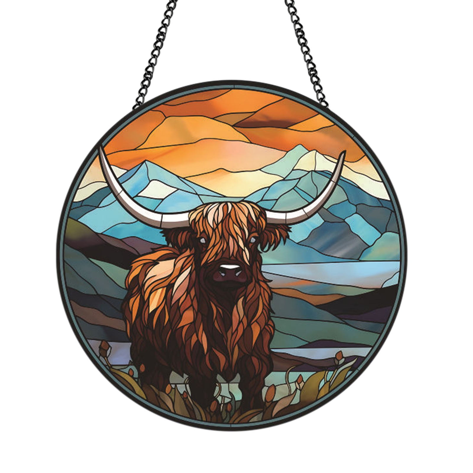 SDJMa Acrylic Window Hanging - Yak Window Hanging, Cow Wall Decor for ...