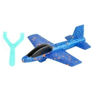 LED Light Airplane,18.90" Large Throwing Foam Plane, Glider Plane ...