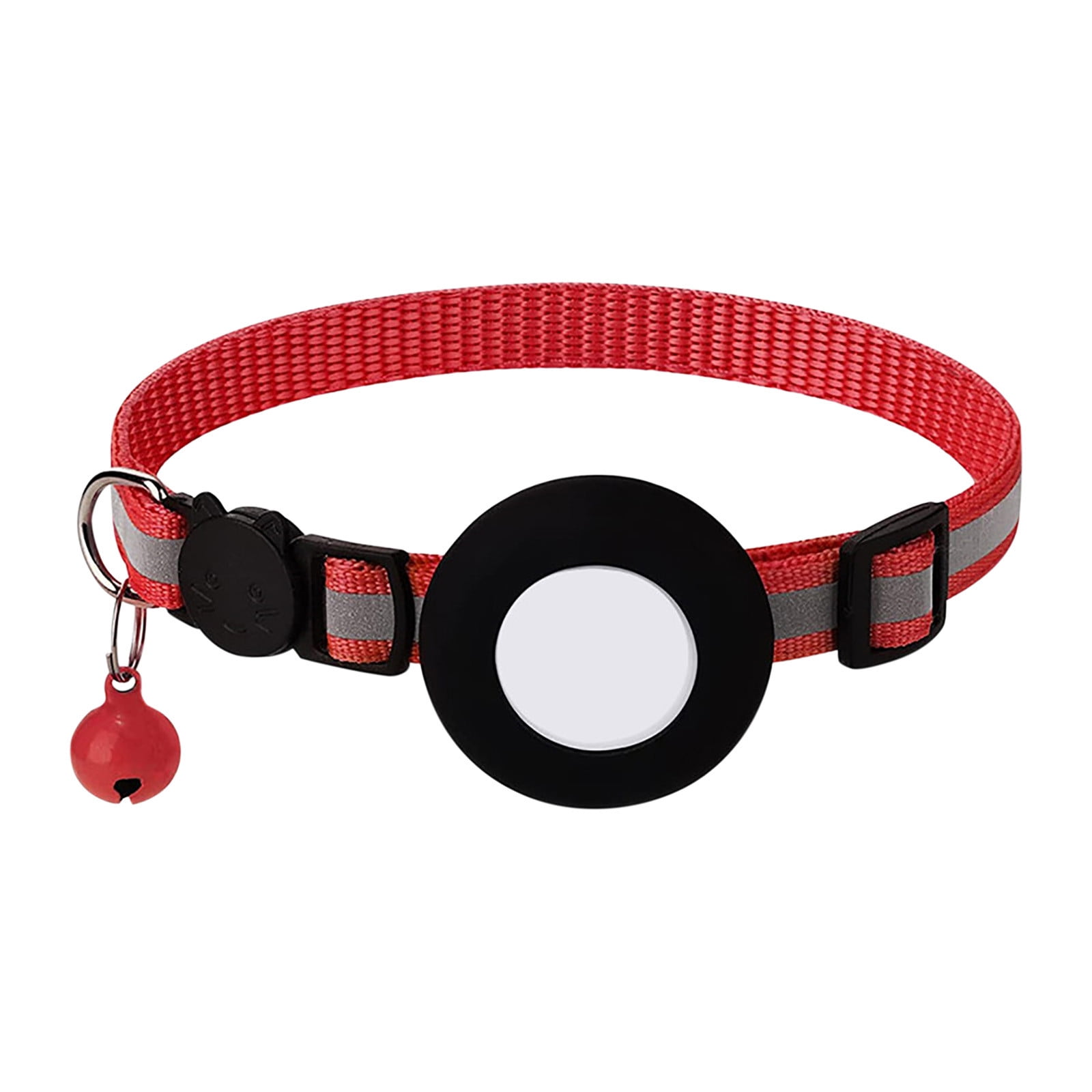 SDJMa Airtag Cat Collar Breakaway, Reflective Kitten Collar with Air ...