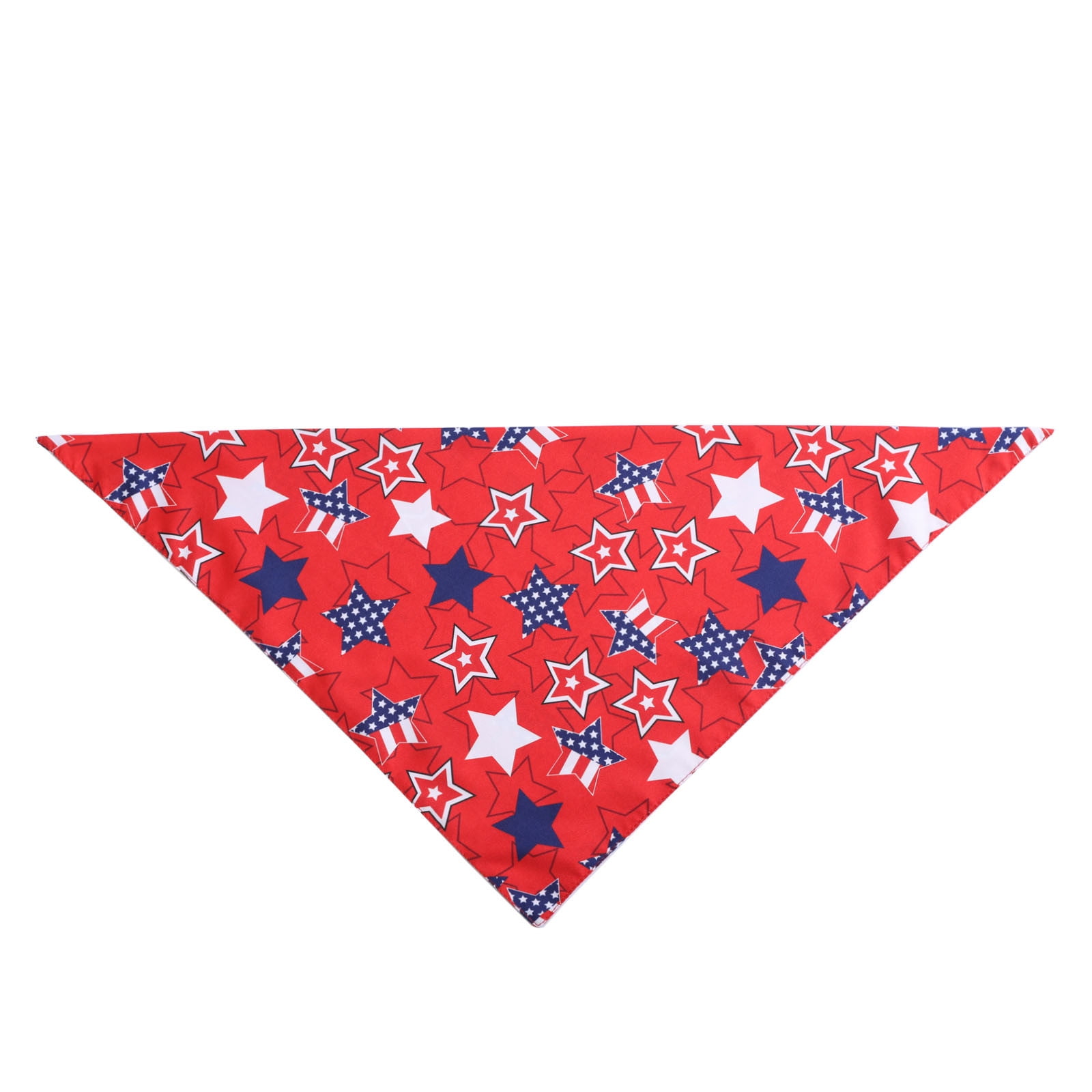 SDJMa American Flag Dog Bandana, Reversible Triangle Dog Scarf ...