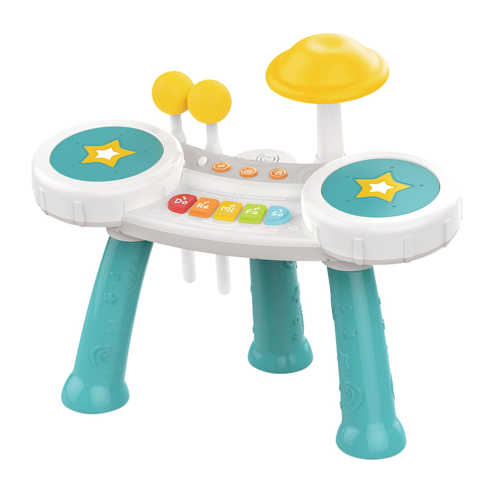SDJMa Baby Musical Toys, Toddler Educational Learning Musical Drum ...