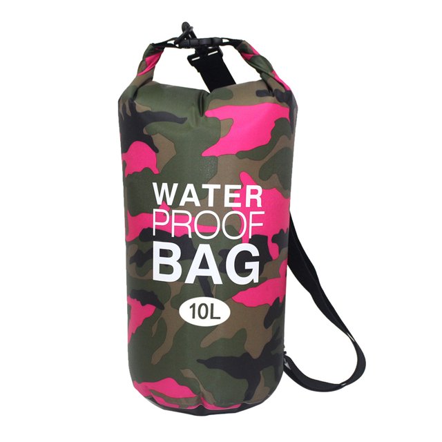 SDJMa Camouflage Floating Waterproof Dry Bag Backpack, Roll Top Dry Bag ...