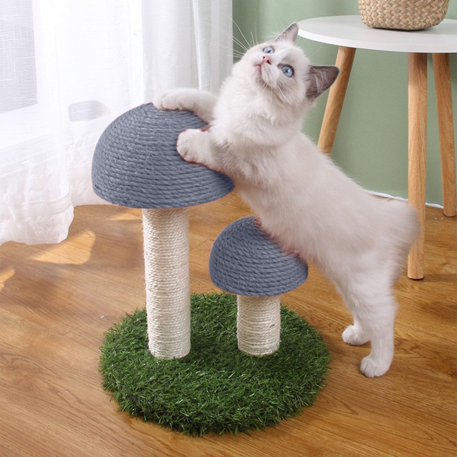SDJMa Cat Scratching Post, Mushroom Claw Scratching Post for Cat ...