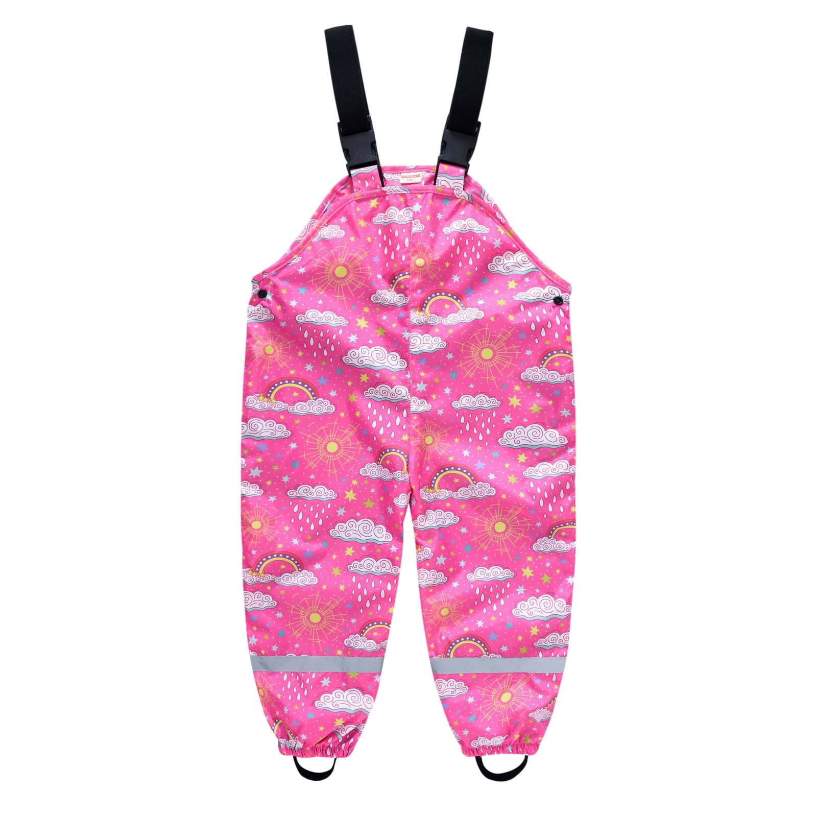 SDJMa Child's Cartoon Sling Rain Pants For Baby Boys Girls Play Water ...