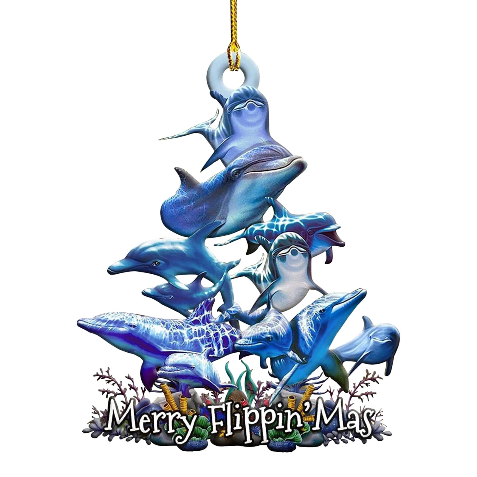 SDJMa Christmas Animal Decorative Pendant, Christmas Tree Hanging ...