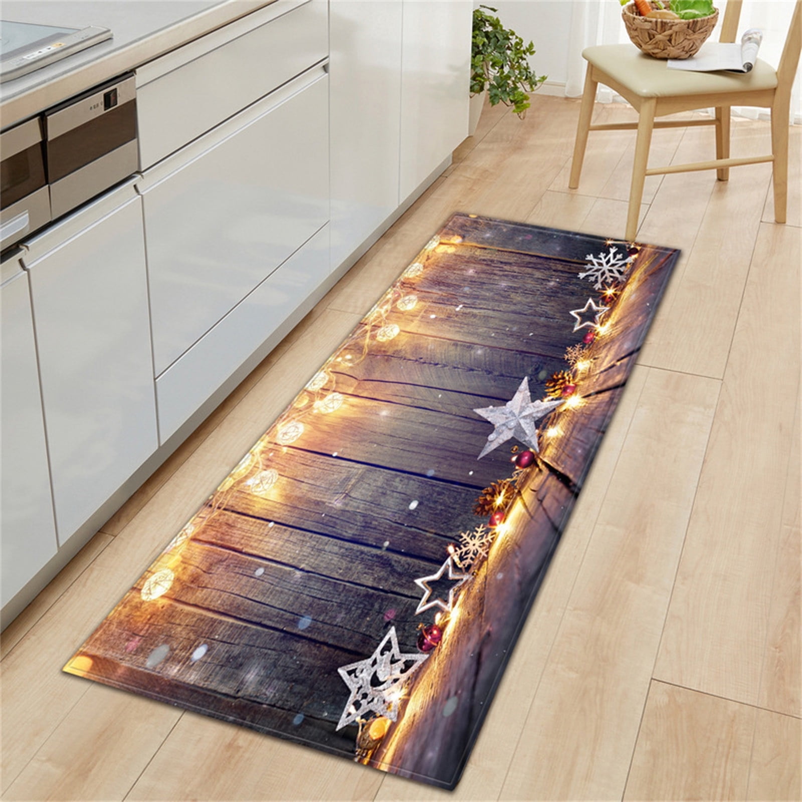SDJMa Christmas Area Rug Non-Slip Low Pile Carpet Rug Indoor Outdoor ...